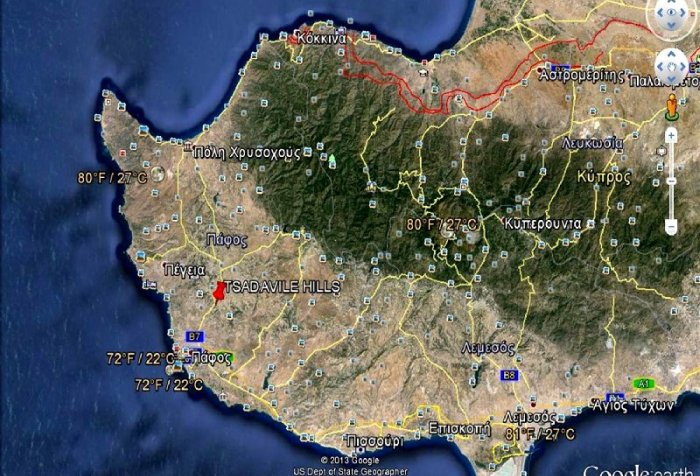 Land For Sale Land parcel for sale in Tsada village, Paphos - Sant